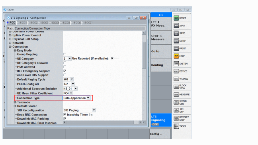Ping Tests using CMW500 in one LTE cell | Rohde & Schwarz