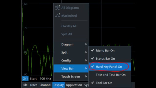 ZNB series Remote Desktop and Hard Keys | Rohde & Schwarz