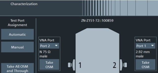 ZNB/ZND | wrong connector type shown at Cal Unit Characterization ...